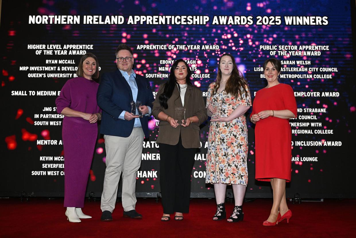 Winners announced at the 2025 Northern Ireland Apprenticeship Awards ...