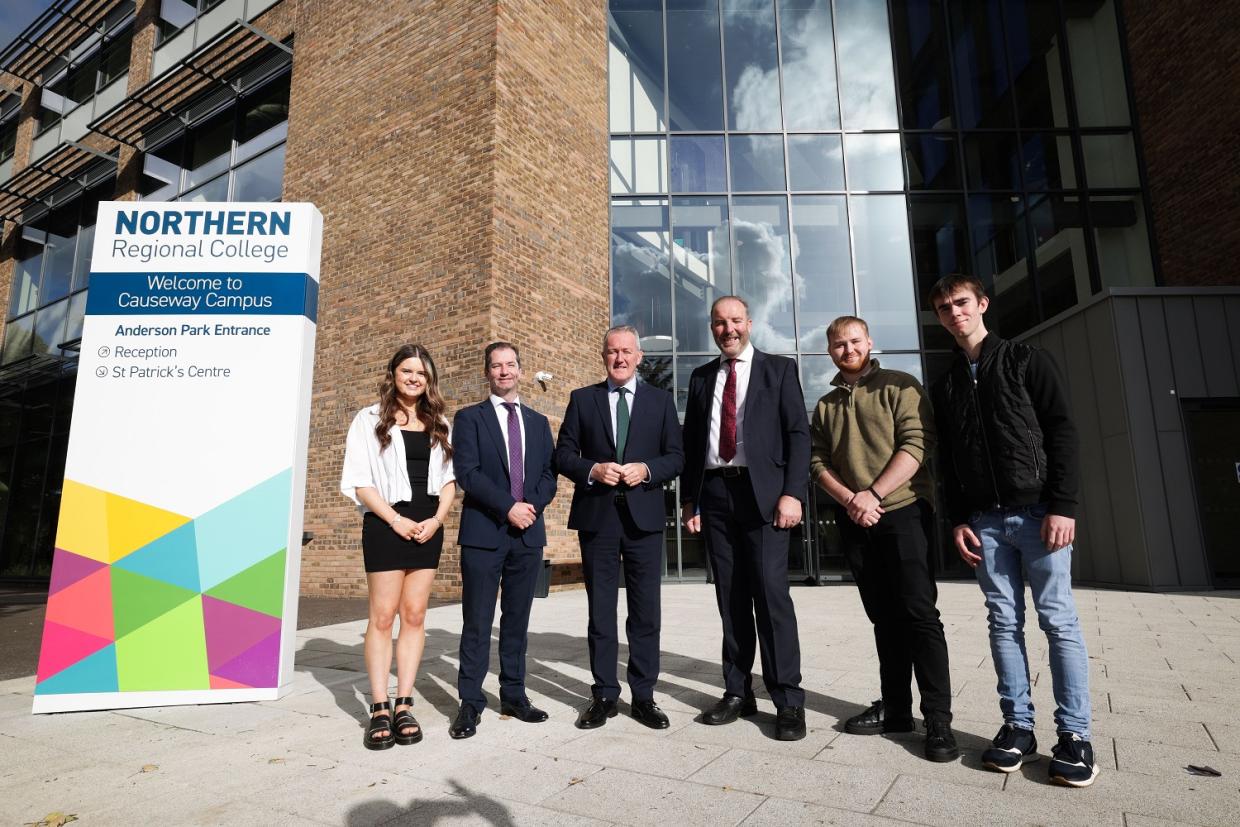 Economy Minister opens landmark £46million Causeway Campus for Northern ...